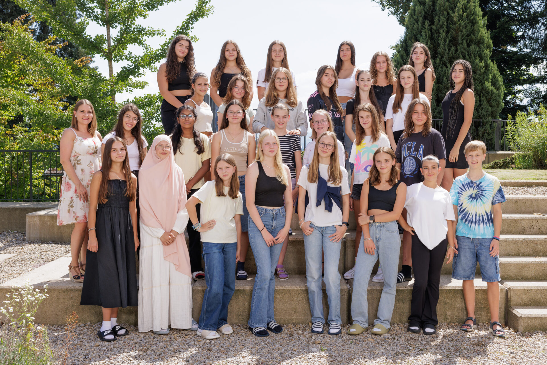 2023 08 18 Klassenfoto 2a Mädchensekundarschule St Katharina