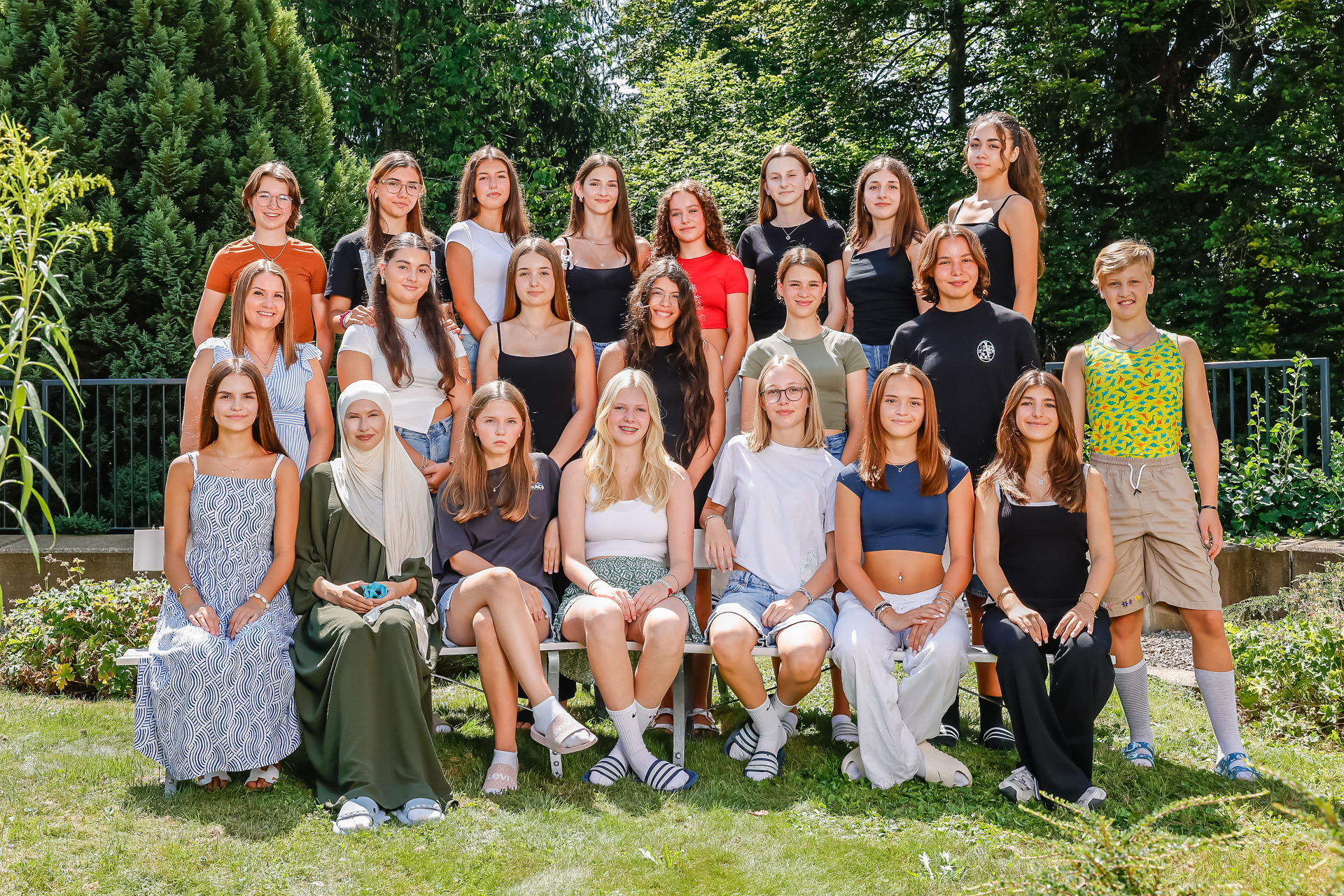Klassenfoto 2024 3a Mädchensekundarschule St Katharina
